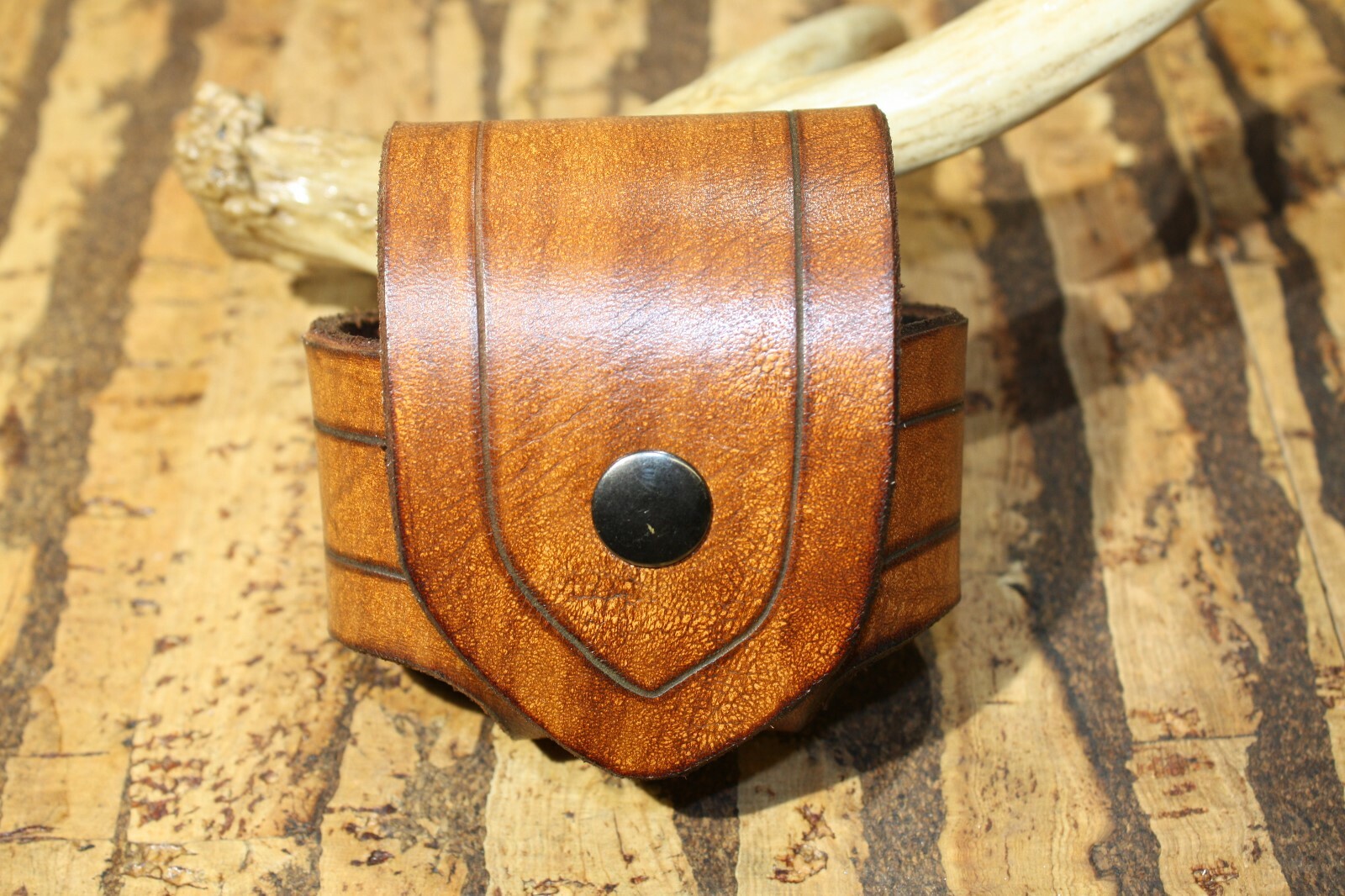 AWESOME Custom thick Leather {SNUFF / DIP CAN } holder-USA MADE | eBay