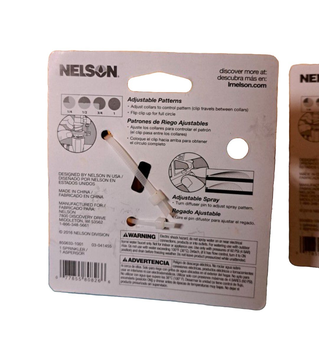 Nelson 200nmbp Pulsating Sprinkler With Rezimar Head and Base Plus ...