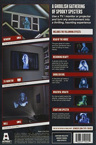 AtmosFX Ghostly Apparitions Digital Decorations DVD for Halloween ...