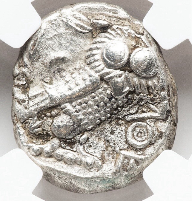 Attica Athens 393-294 BC, Owl AR Tetradrachm Silver Athena Greek Coin ...
