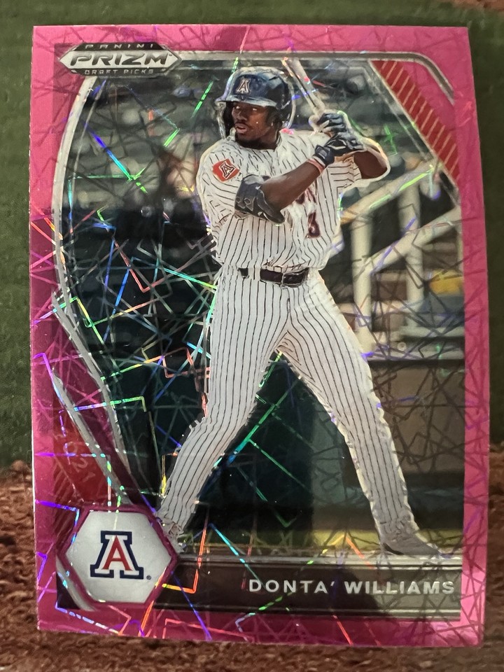 2021 Panini Prizm Draft Picks Pink Velocity Prizm Donta’ Williams ...