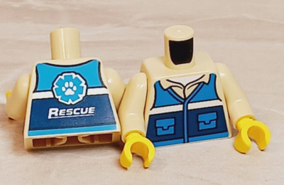 LEGO Wildlife Rescue Torso Vest EMT Vet Wild Life Animal Forest Jungle ...
