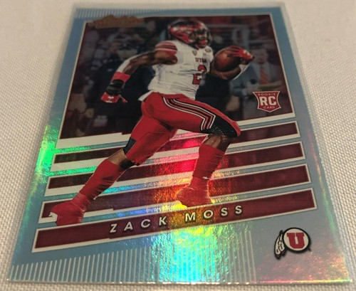 2020 Panini Chronicles Draft Absolute Football Zack Moss Utah Utes ...