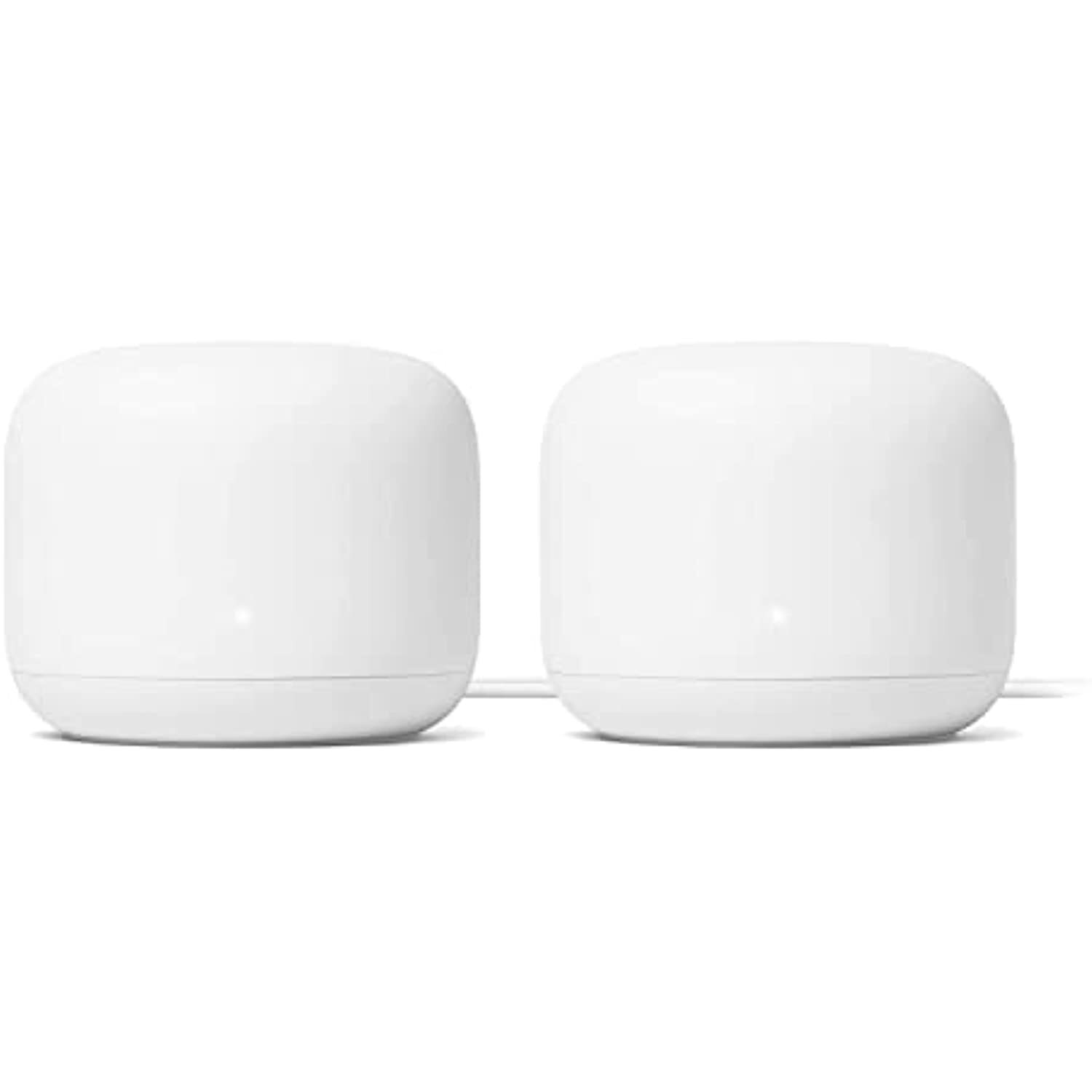 Google Nest Wifi Router 2 Pack (2nd Generation) 4x4 AC2200 Mesh Wi-Fi ...