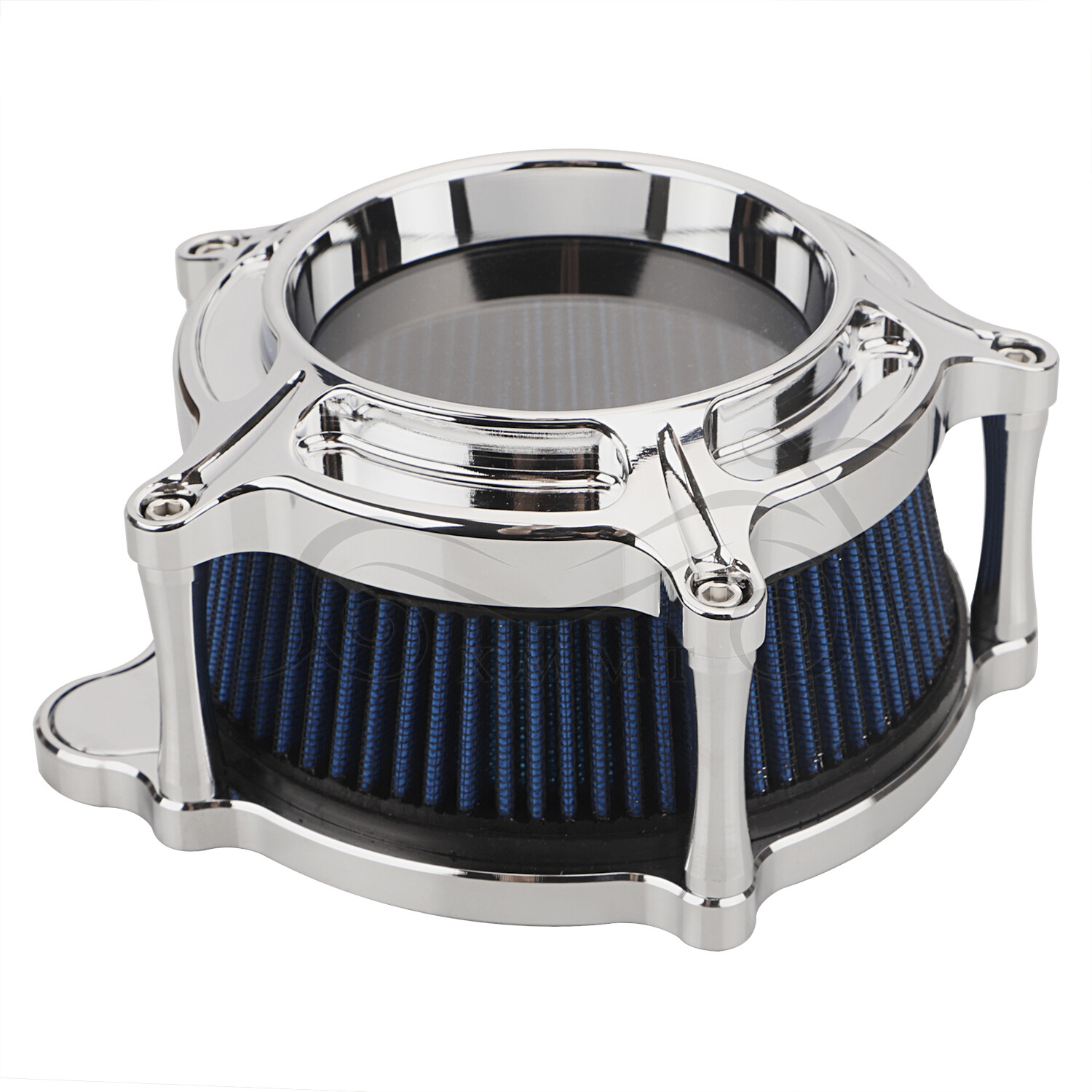 Motorcycle Air Cleaner Blue Intake Filter Kit For Harley Dyna Wide ...