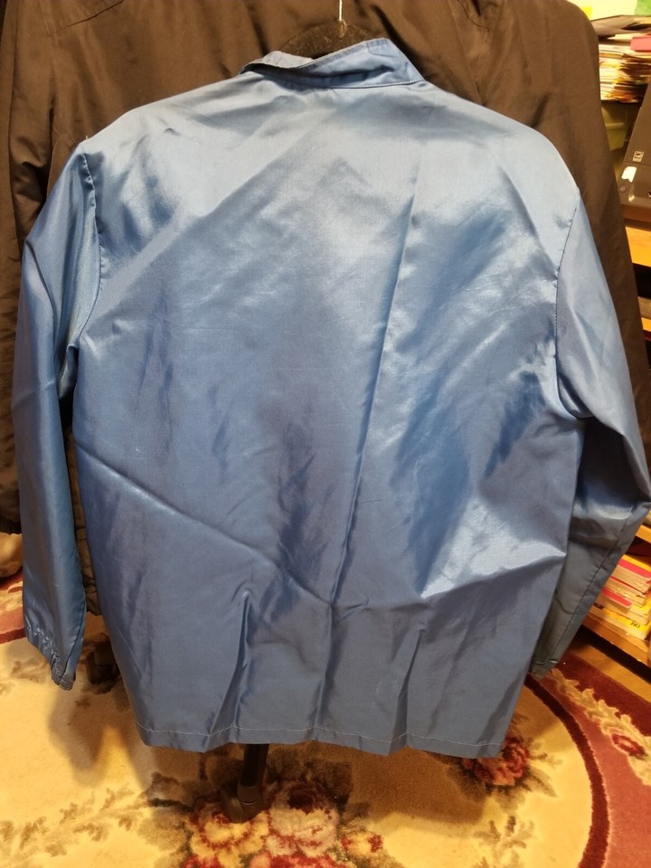 Vintage Nylon Drag Racing Jacket Size S Blue Black | eBay