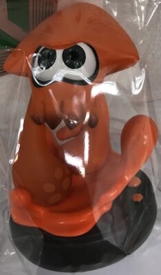 Mini figurine Nintendo Splatoon Amiibo Inkling Squid - orange en loose ...