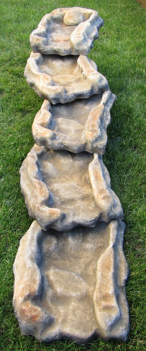 Fiberglass Pond Waterfalls Garden Pond Waterfall Fibreglass Sections