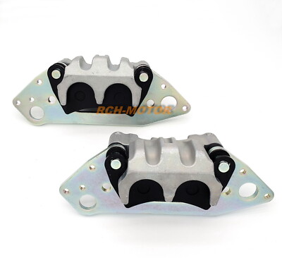 Front Left Right Brake Calipers Pads For 2014-2020 Polaris RZR XP 4 ...