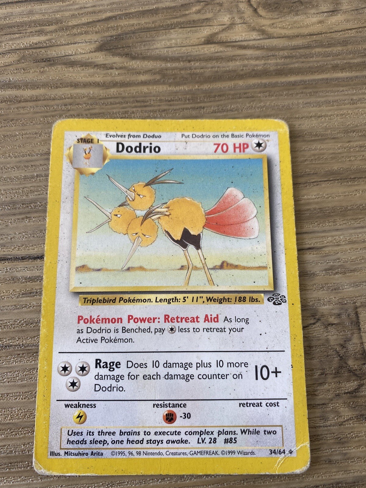 Dodrio 34/64 1st Edition Uncommon Pokemon Jungle Set | eBay
