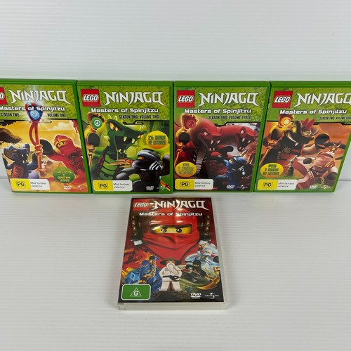 Lego Ninjango Masters Of Spinjitzu DVD Bundle Season 2 Vol 1 2 3 4+ 1 ...