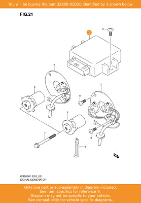 SUZUKI Ignitor, 32900-01D20 OEM | eBay UK