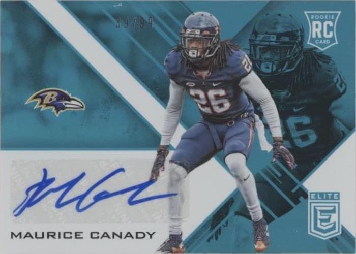 2016 Donruss Elite - Elite Rookie Autographs Maurice Canady #ERA-MC /99 ...