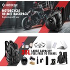 35L Motorcycle RUCKSACK Waterproof Motorbike Backpack With Helmet ...