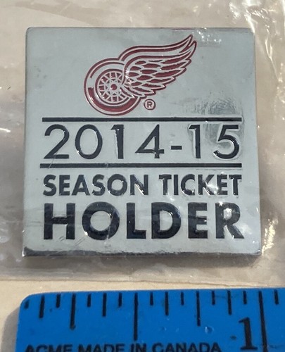 Detroit Red Wings 2014-2015 Exclusive Season Ticket Holder Lapel Pin | eBay
