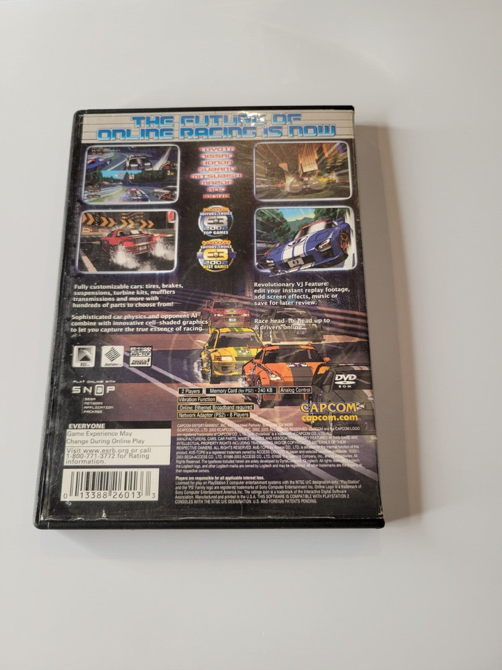 Auto Modellista PS2 PlayStation 2 CIB Complete w/ manual Capcom Racing ...
