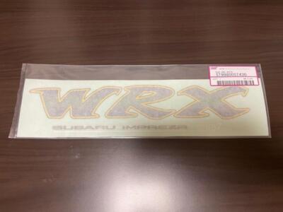 SUBARU ST99800ST430 96-00 Impreza GC8 Rear WRX STi Decal White Sticker ...