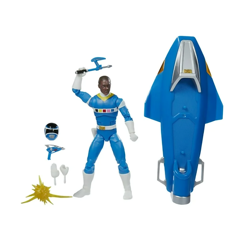 Power Rangers Lightning Collection In Space Blue Ranger & Galaxy Glider ...