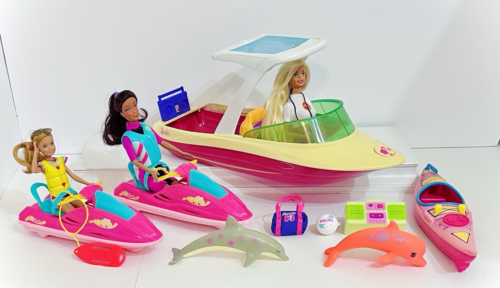 Mattel FBD82 Barbie Dolphin Magic Ocean View Boat Playset for sale ...