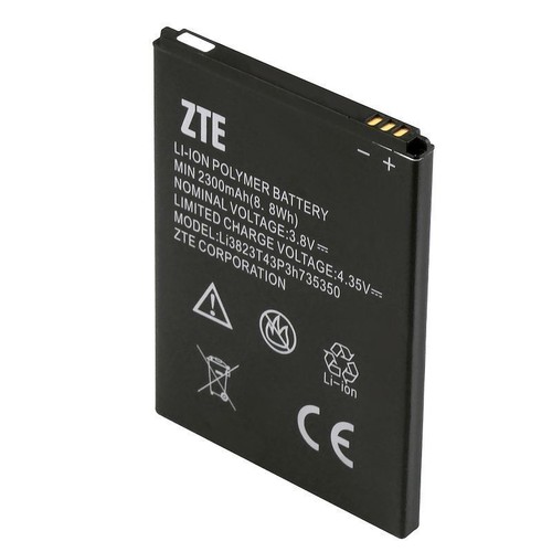 ZTE OEM Li-ion Polymer Battery 3.8V Min 2300mAh 8.8Wh ...