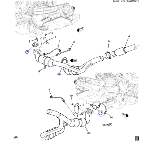 84805858 NEW Genuine GM OEM Catalytic Converter Superseded# 85542366 | eBay