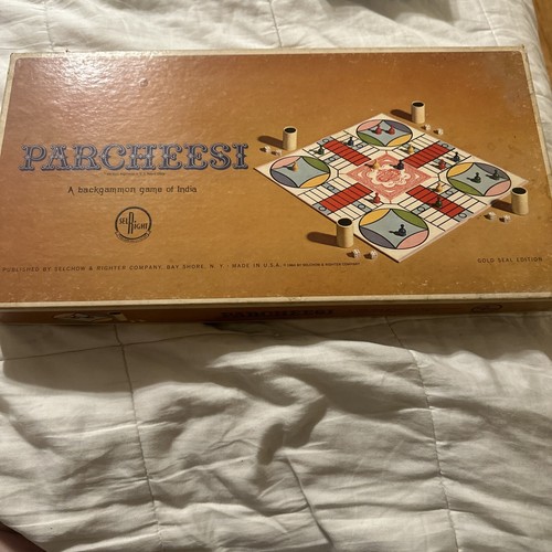 Vintage 1964 Parcheesi Board Game Gold Seal Edition Complete | eBay