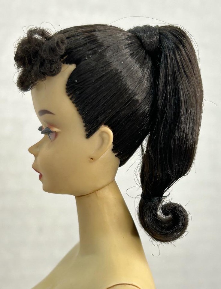 VINTAGE BRUNETTE BARBIE #3 DOLL in VINTAGE ENCHANGED EVENING #983 MINTY ...