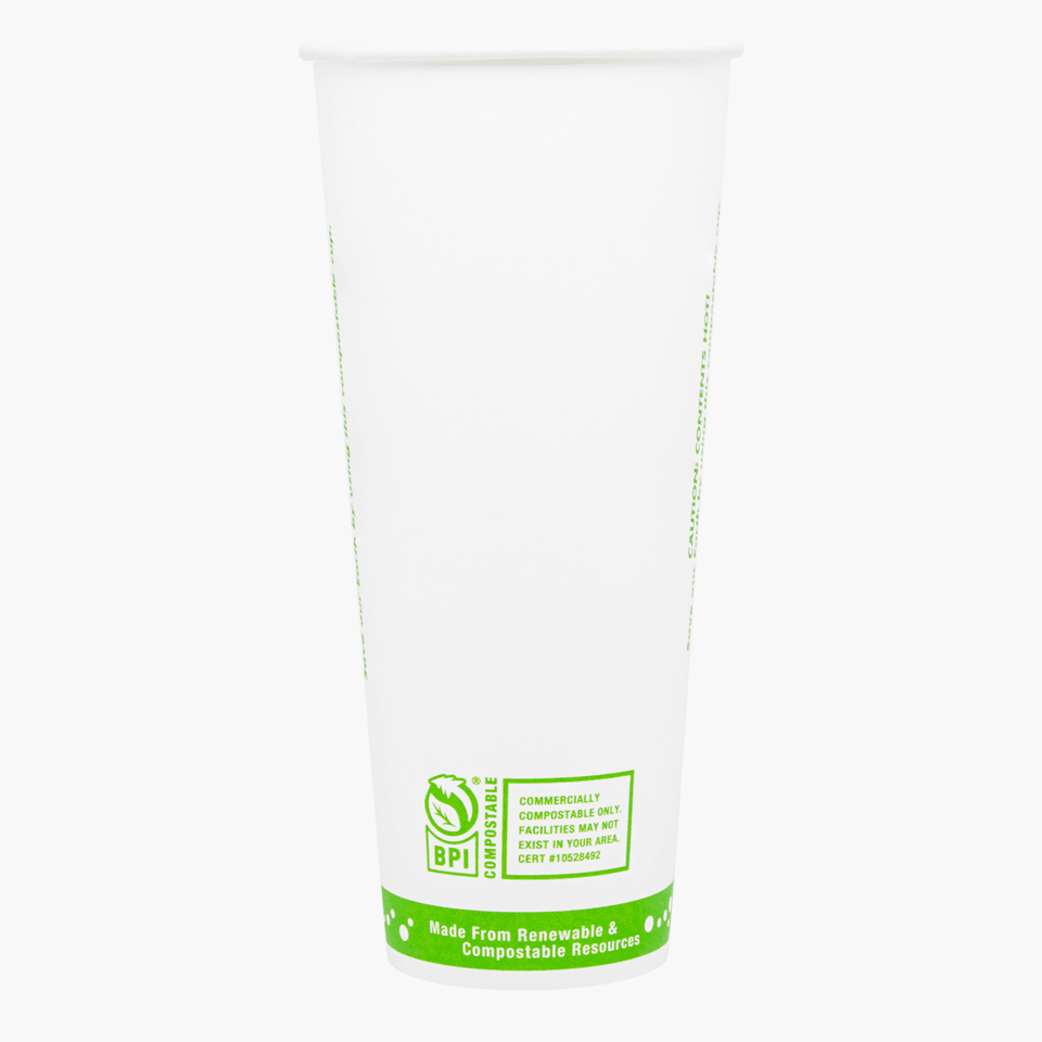 Karat Earth 24oz Eco-Friendly Paper Hot Cups - One Cup One Earth (90mm ...