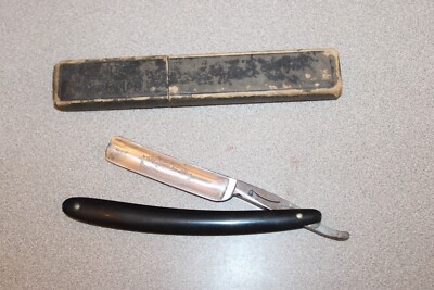 Vintage George Wostenholm &Sons Corporate Mark Original Pipe Razor 5/8 ...