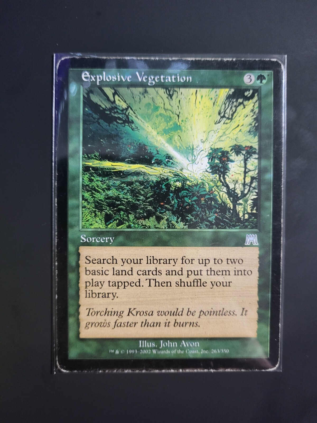 MTG Explosive Vegetation Onslaught 263/350 Regular Uncommon for sale ...