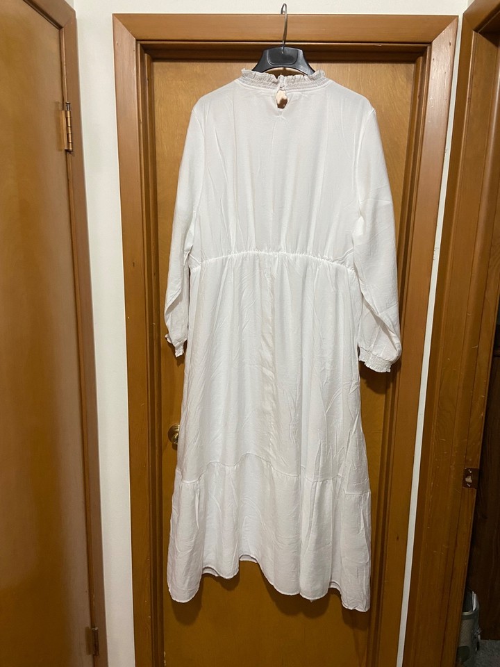 White LDS (Mormon) Knight & Wells “Harper” Style Temple Dress. Size 3X ...