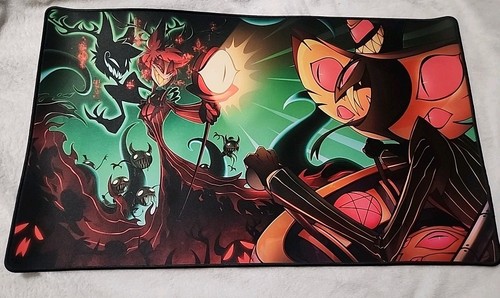 Hazbin Hotel Alastor Vs Sir Pentious Sharkrobot Playmat | eBay