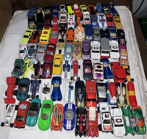Lot Of 84 Loose Hot Wheels Diecast Cars From Multiple Years 1970s ...