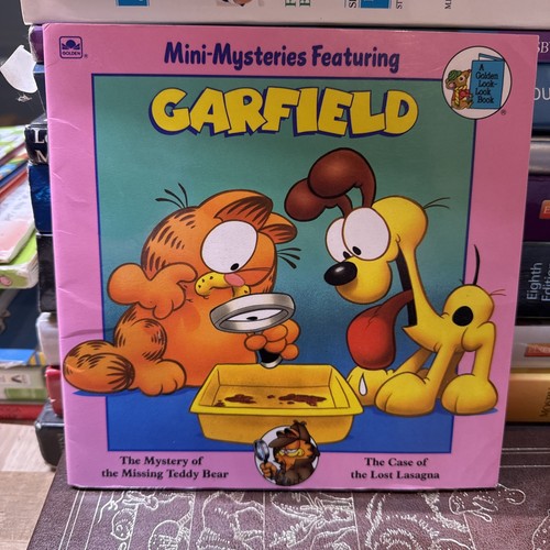 Garfield Mini Mysteries PB Book Missing Teddy Bear Lost Lasagna 1990 | eBay