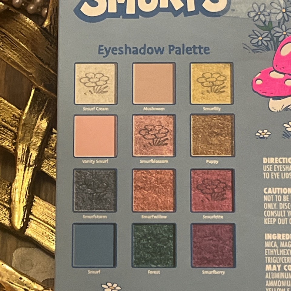 TASTE BEAUTY X THE SMURFS - 12 Color Eyeshadow Palette NEW | eBay