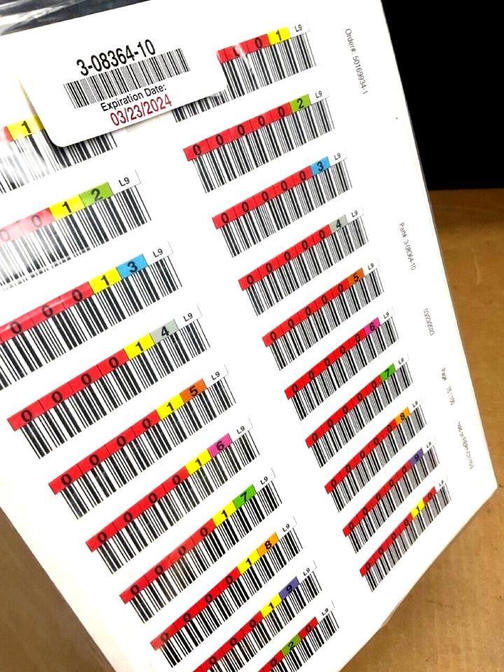 Quantum LTO9 Barcode Labels 3-08364-10 ️️ ️️ NEW! ️️ ️️ | eBay