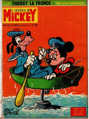 1965 Journal de Mickey Comic Magazine #665 - Goofy; Pluto; Professor | eBay
