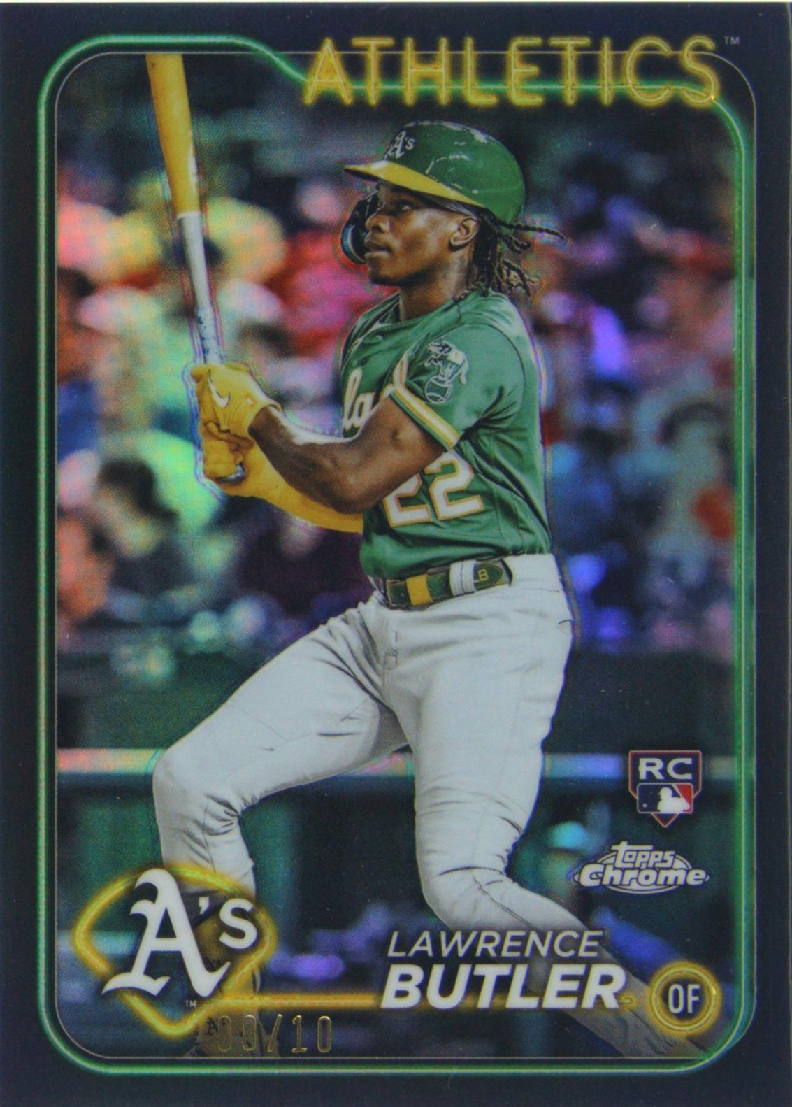 2024 Topps Chrome - Lawrence Butler #5 Black Refractor /10 (RC) for ...