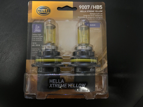 Hella Xtreme Yellow 9007 /HB5 Headlight Bulbs | eBay