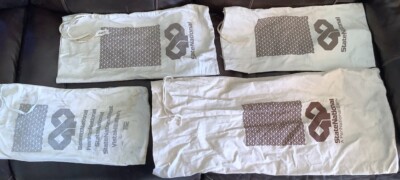 4 Vintage Bank Canvas Money Bags El Paso State National Bassett ...