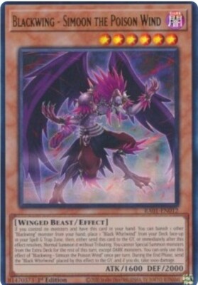 Blackwing - Simoon the Poison Wind (V.2 - Ultra Rare) YUGIOH RA01 ...