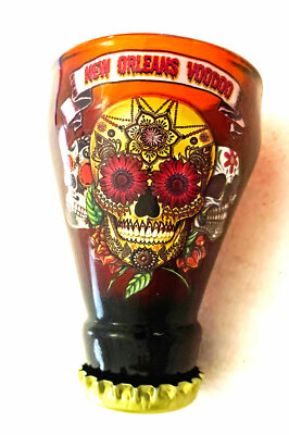 New Orleans SHOT GLASS Shooter Louisiana French Voodoo Skull Souvenir ...