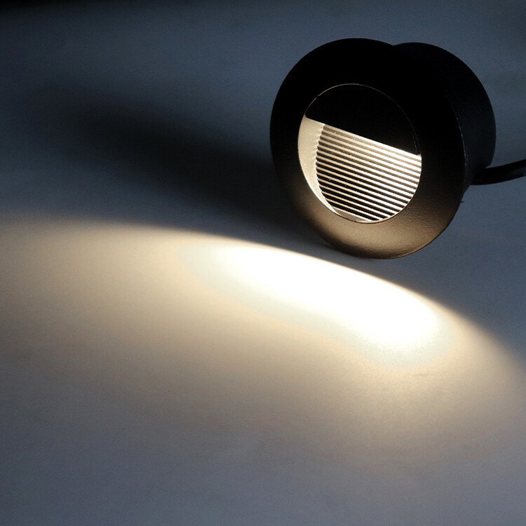 5W LED Outdoor Wall Light Fixture Step Stair Recessed Lamp Wiring Box ...