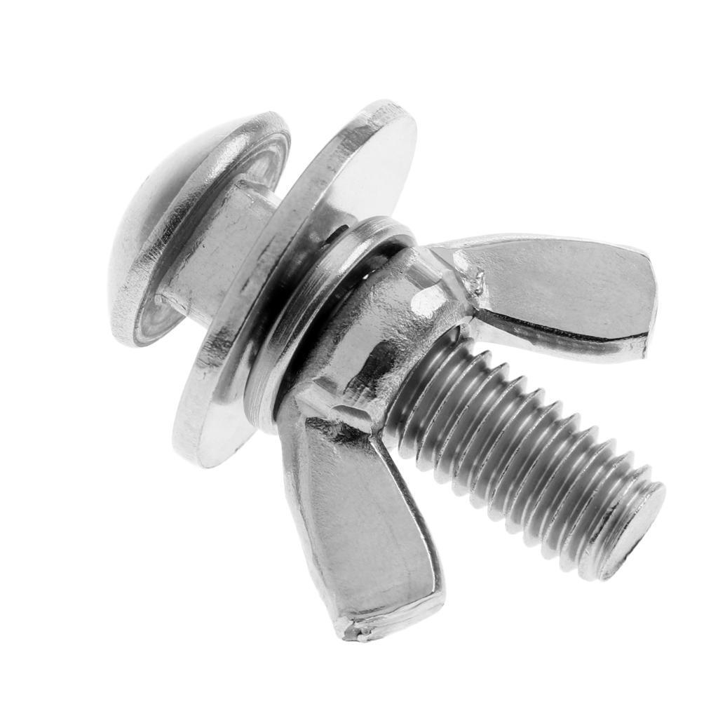 Tech Diving Backplate Stainless Steel Butterfly Screw Bolts Wing Nuts 1 ...