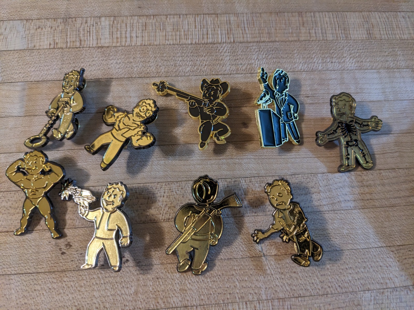 Lot of 9 Pins - Loot Crate Fallout exclusive Vault-Boy Perk Pins | eBay
