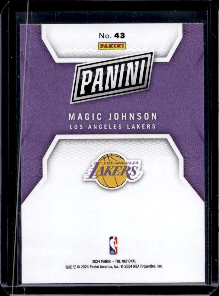 2024 Panini National NSCC Wrapper Redemption Magic Johnson Orange #/199 ...