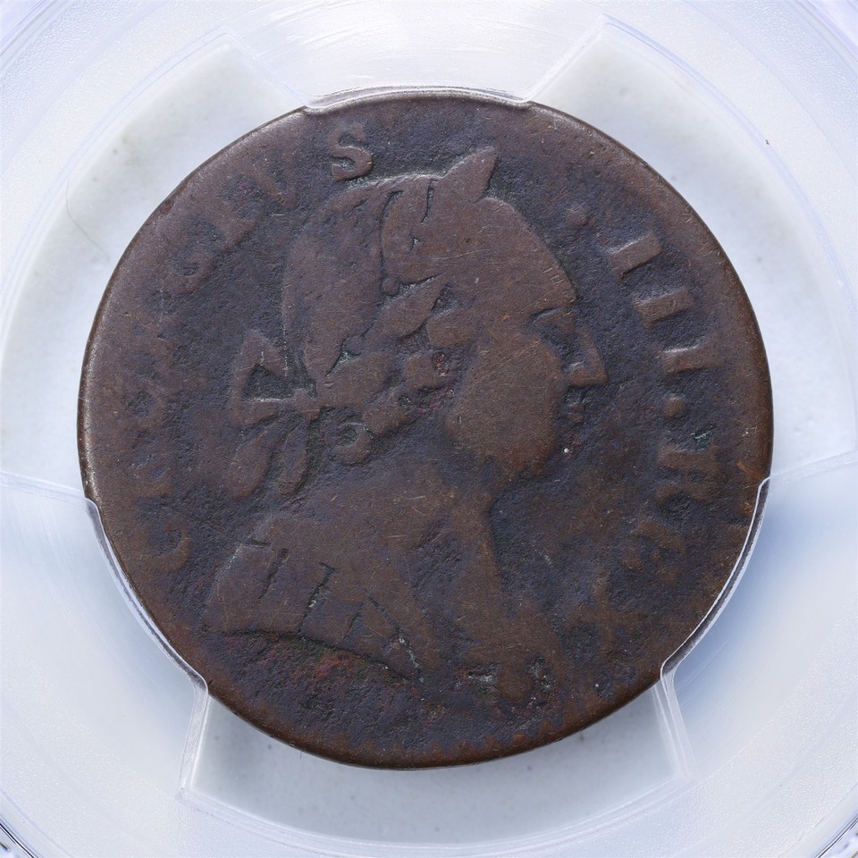 '1788' 1/2P Machin's Mills Colonial Half Penny VG08 PCGS 54132813 | eBay