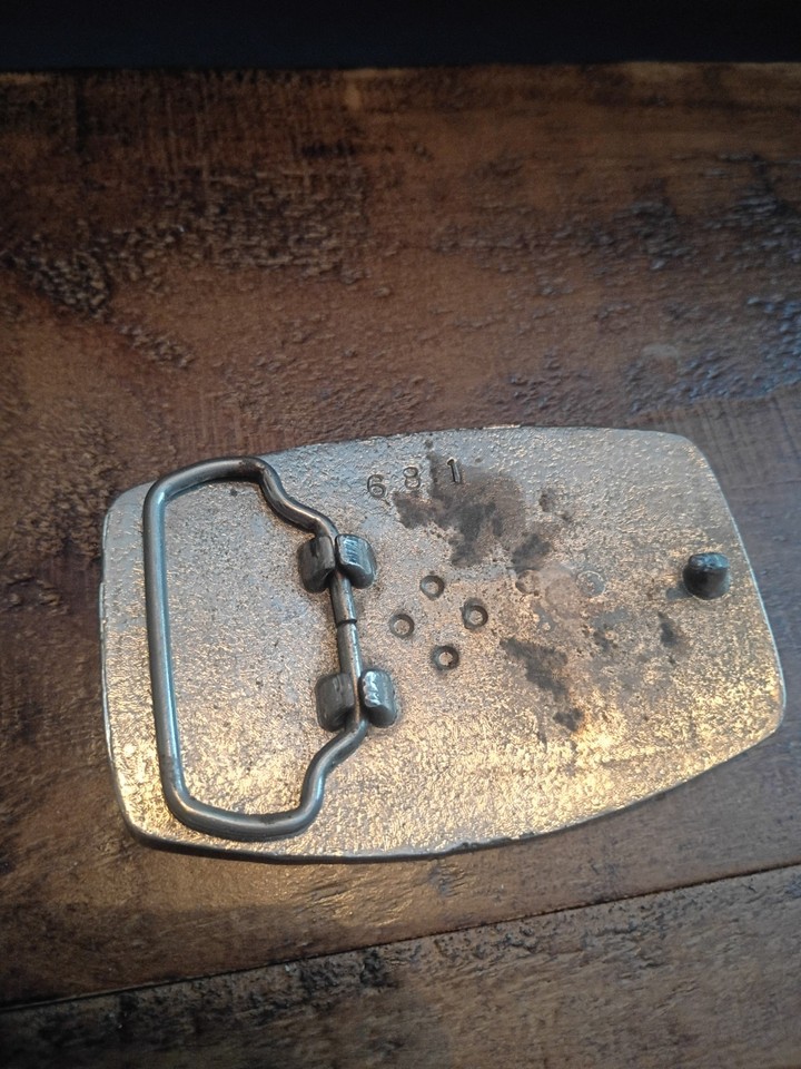 vintage U.S. MAIL belt buckle post office eagle USPS metal enamel ...