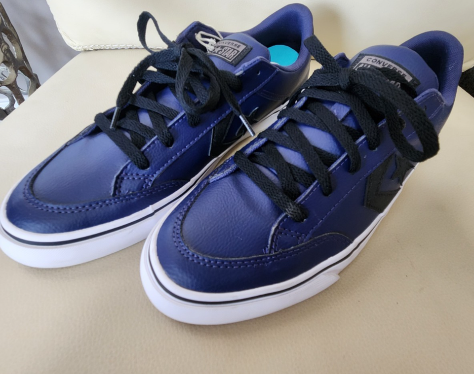 Converse Tobin Seasonal Comfort Cushion Synthetic Leather Navy Men's ...