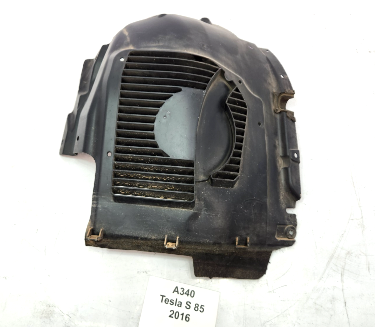 12-16 OEM Tesla Model S Front Left Driver Side Fender Liner Wheel Arch ...